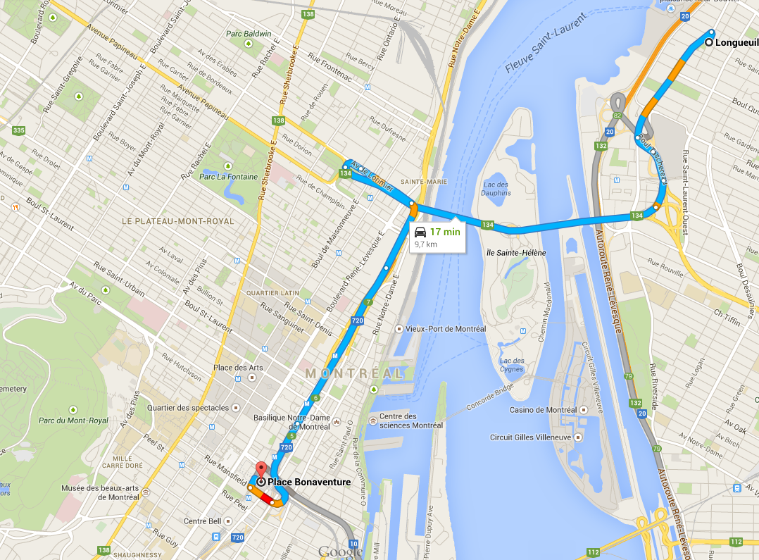 Rive-Sud - Place Bonaventure