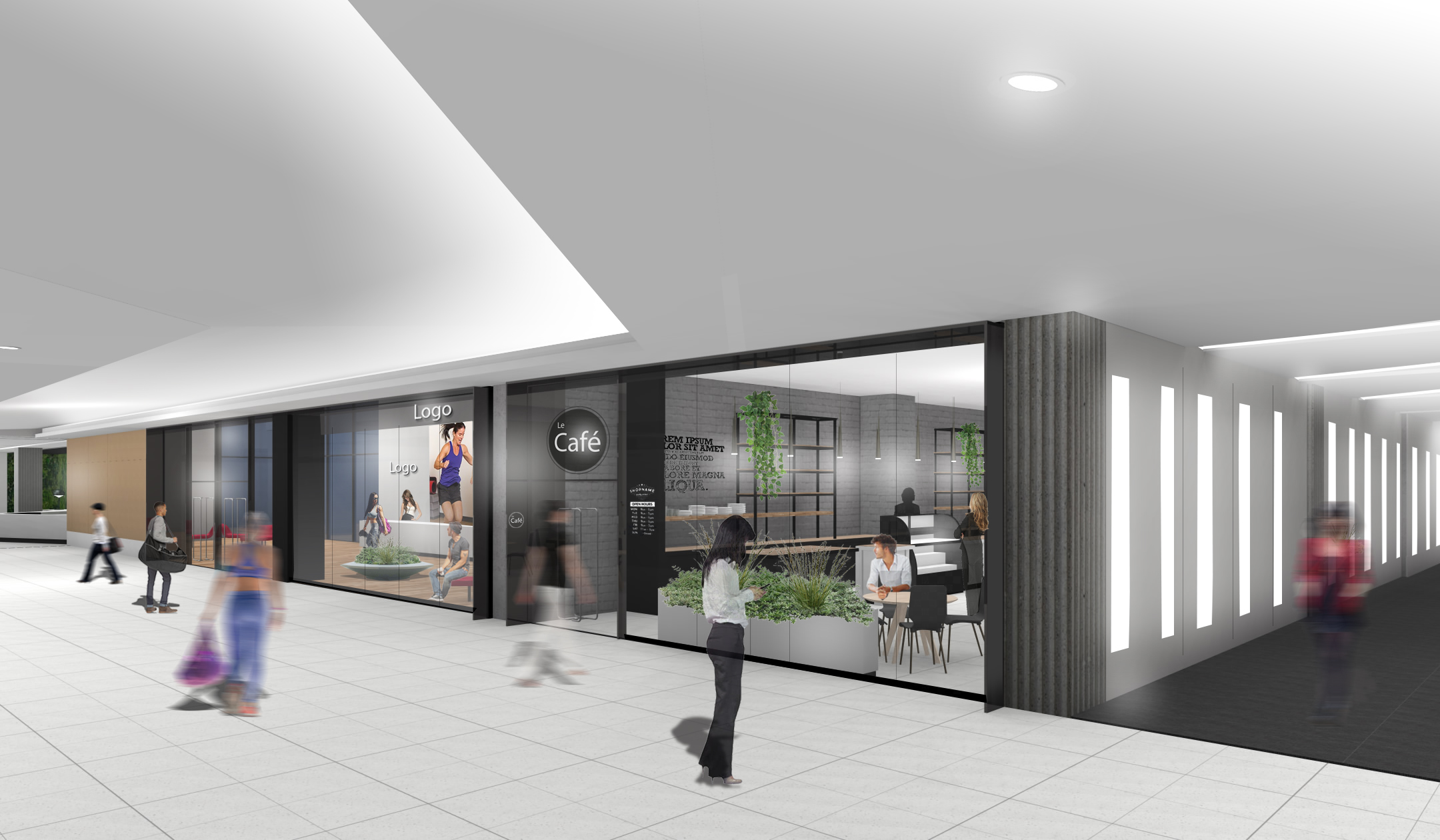 New commercial spaces - Place Bonaventure